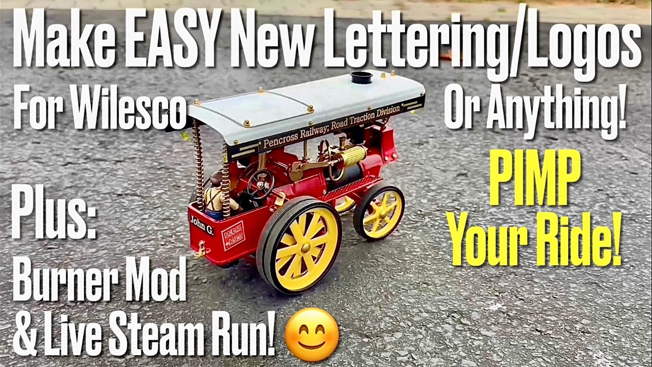 Casselman ON: PIMP YOUR RIDE! Wilesco Showman Engine Vinyl Wording ...