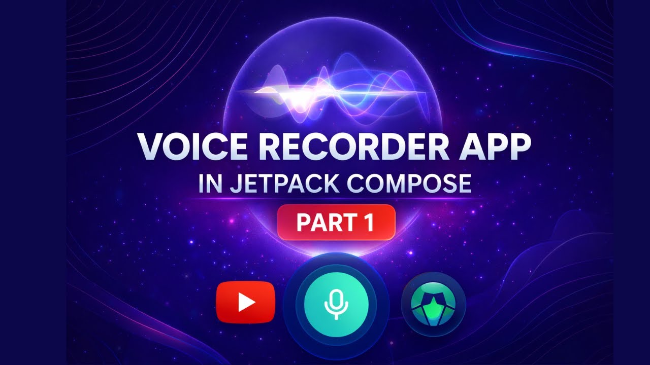 Build a Voice Recorder App in Jetpack Compose | Android Modern UI (Part ...
