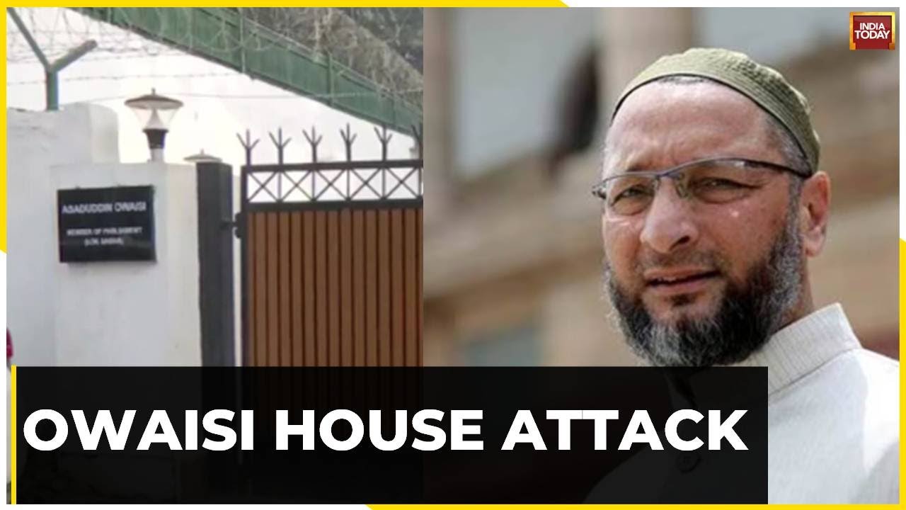 AIMIM Chief Asaduddin Owaisi’s Delhi House Pelted With Stones | WATCH ...