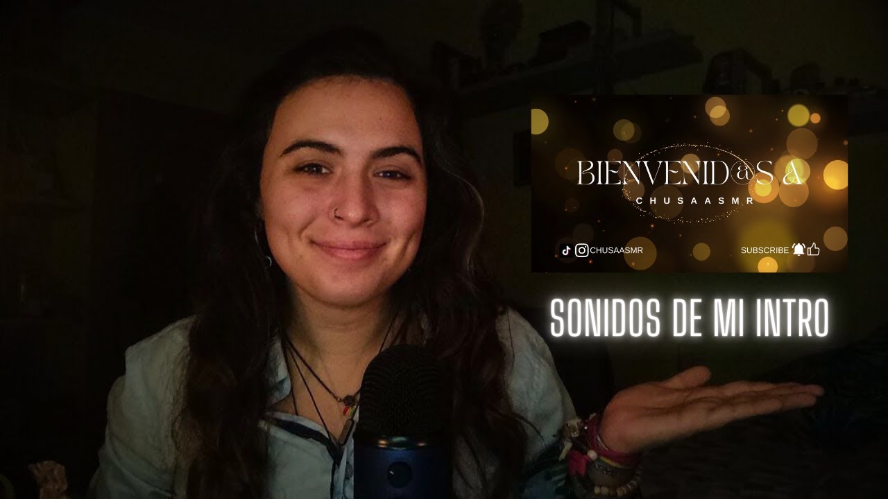 ASMR con SONIDOS de MI INTRO💜 (suuuuper relajante😍💤) - YouTube