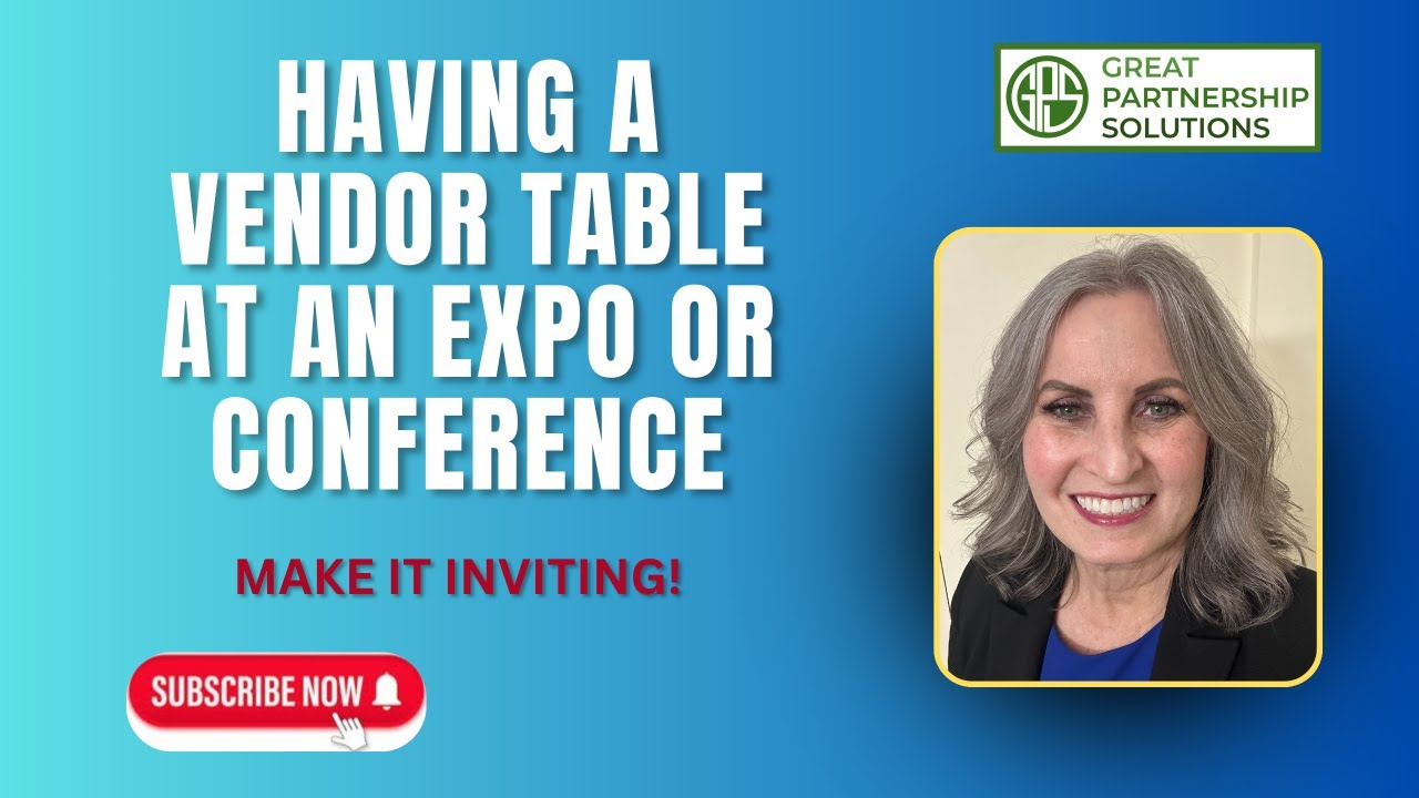 HAVING A VENDOR TABLE AT AN EXPO OR CONFERENCE - YouTube