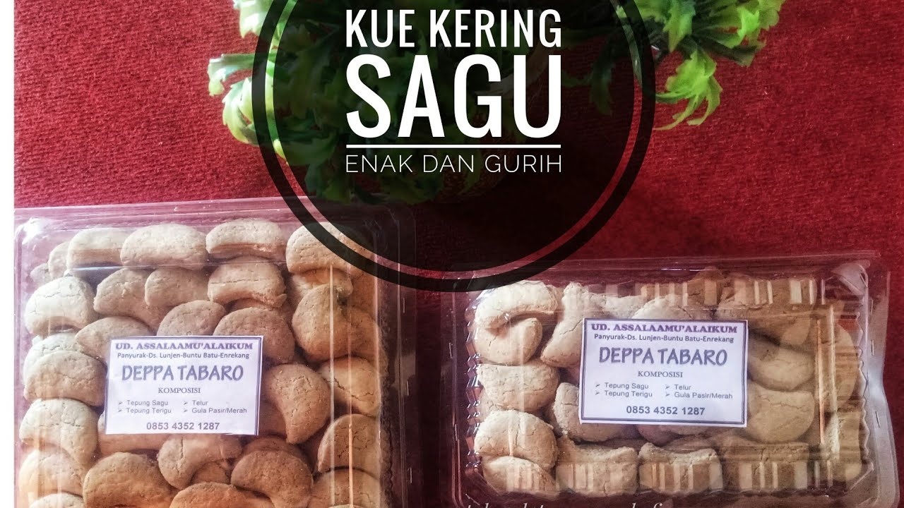 RESEP | CARA MEMBUAT KUE KERING SAGU | KUE TRADISIONAL BANGKE / BAGEA ...