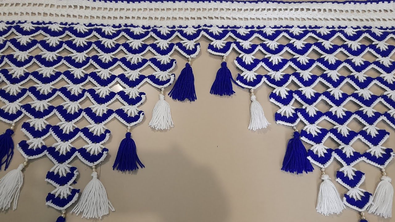 crochet New toran / easy and beautiful Toran design - YouTube