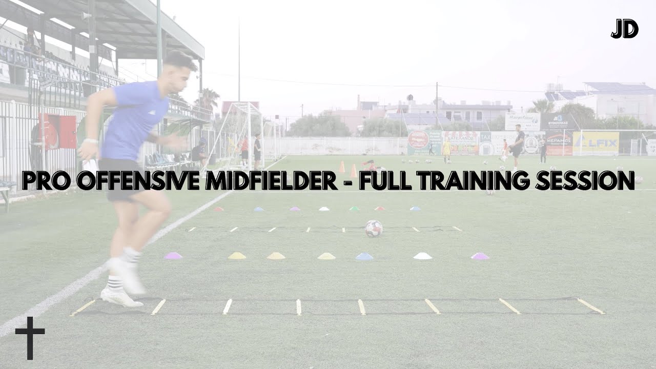 John Drikakis - Pro Offensive Midfielder Full Training Session - YouTube