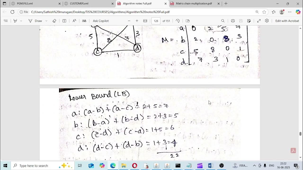 CS3401 ALGORITHMS ANNA UNIVERSITY UNIT IV Travelling Salesman Problem - YouTube