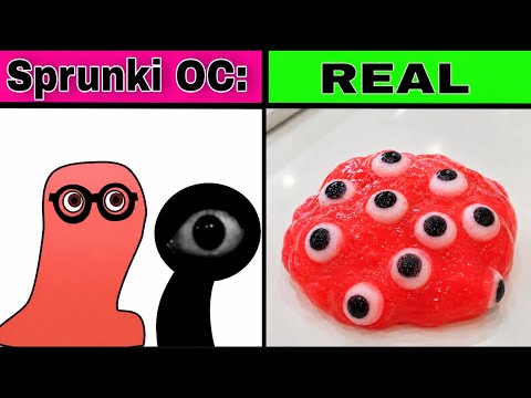 My Sprunki OC: Slime Slick vs Eye Black in REAL LIFE