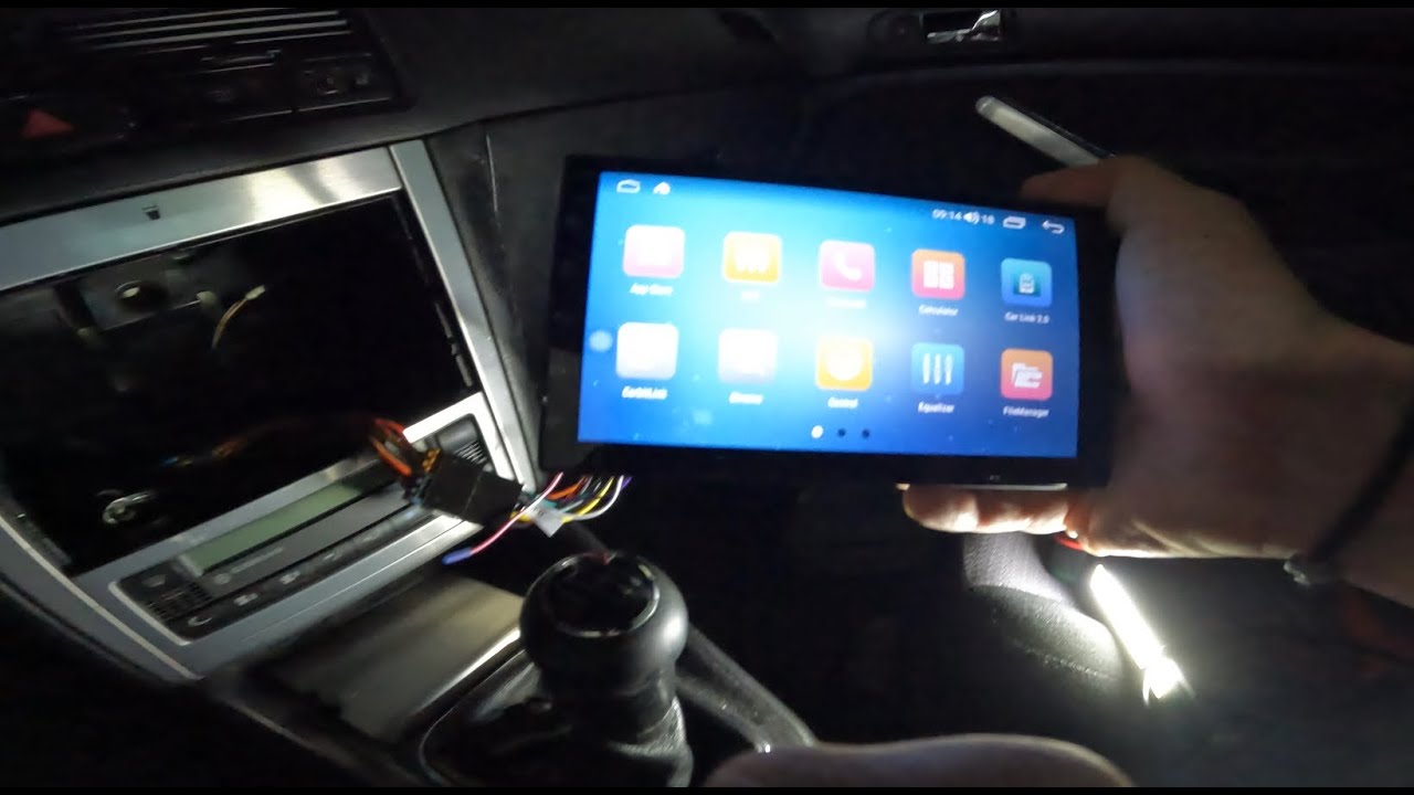 How To Install 7” Inch Android 13 Navigation In Vw Golf - YouTube