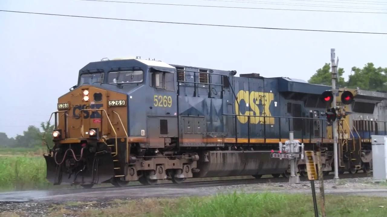 CSX 5269 leads Q533 in Humboldt, TN 7/27/16 - YouTube
