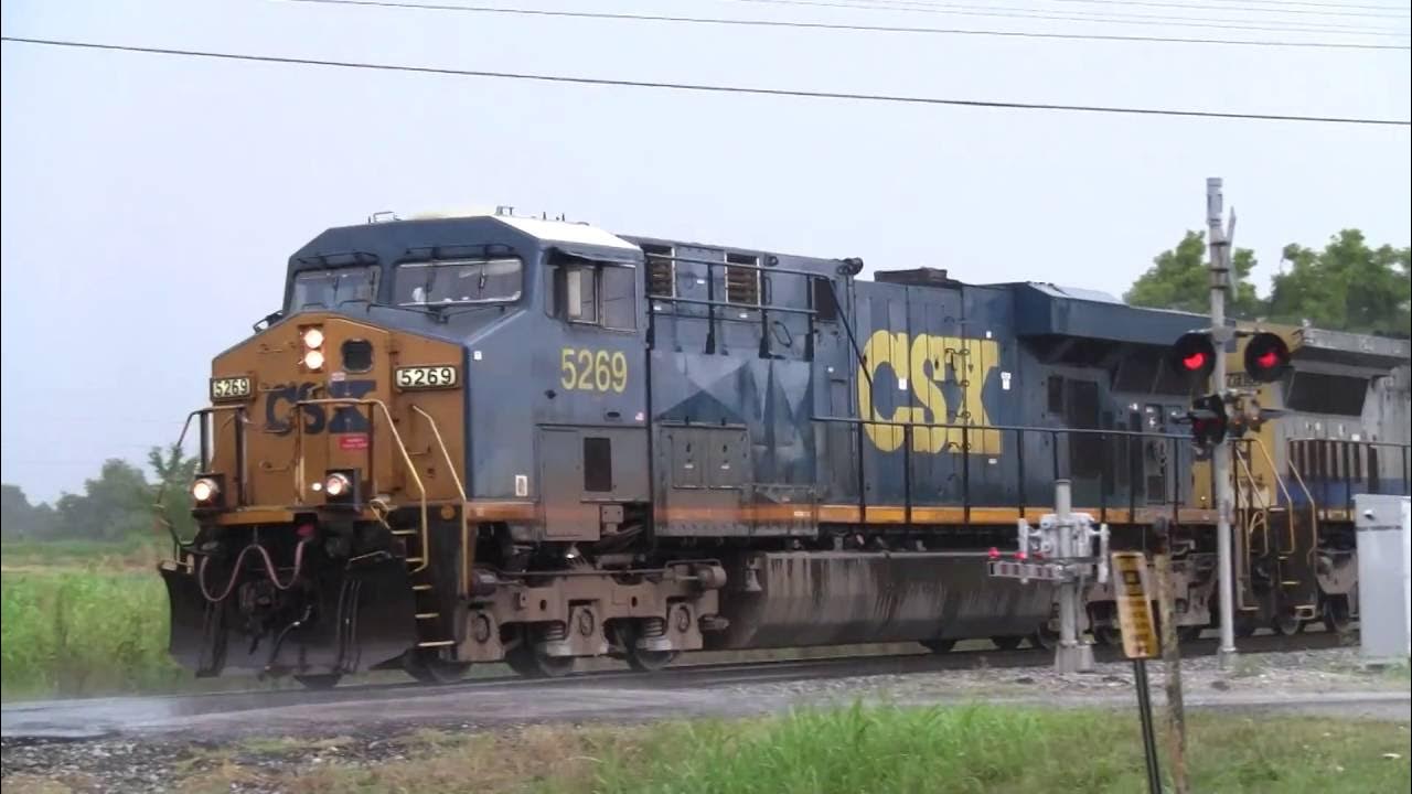 CSX 5269 leads Q533 in Humboldt, TN 7/27/16 - YouTube