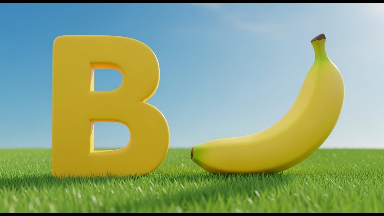 B is for Banana 🍌 | Buh Buh Banana Phonics Song | Fun ABC Learning for ...