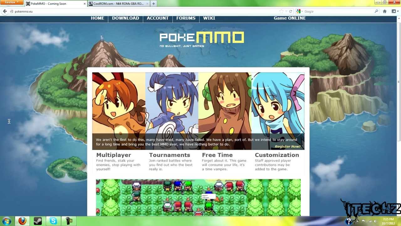 (Tutorial) How to play Pokemon Online | PokeMMO | Pokemon Massive ...