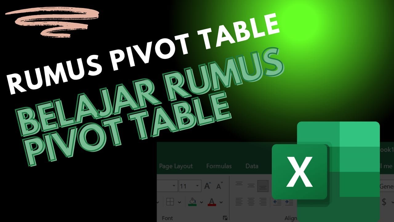 BELAJAR RUMUS PIVOT TABLE DI EXCEL - YouTube