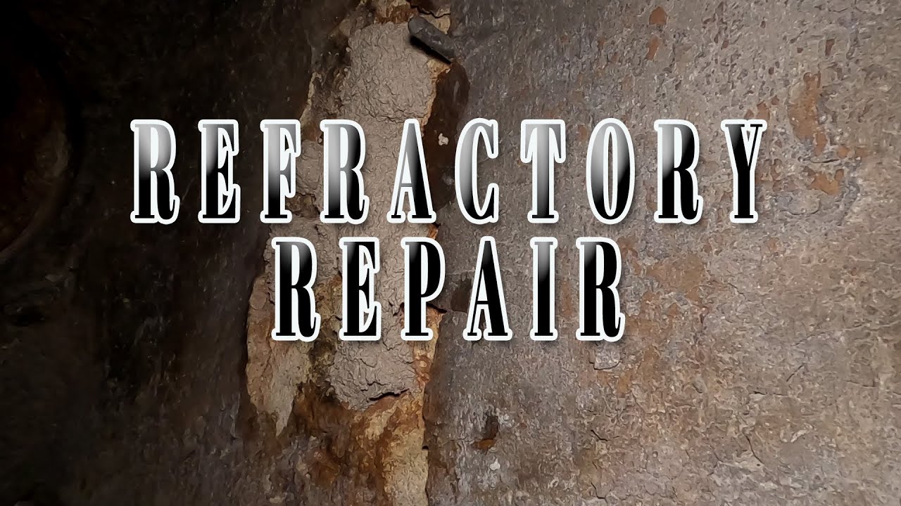 HOW TO REPAIR INCINERATOR REFRACTORY - YouTube