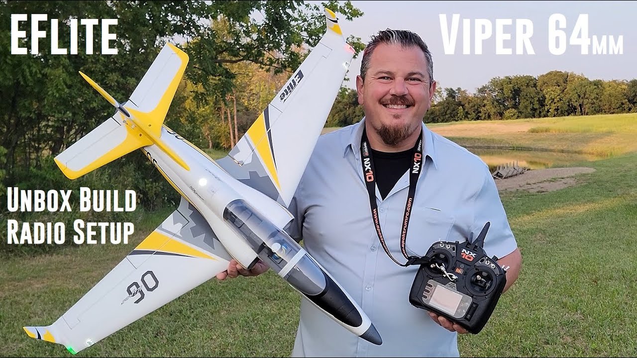 E-flite - Viper - 64mm - Unbox, Build, & Radio Setup - YouTube