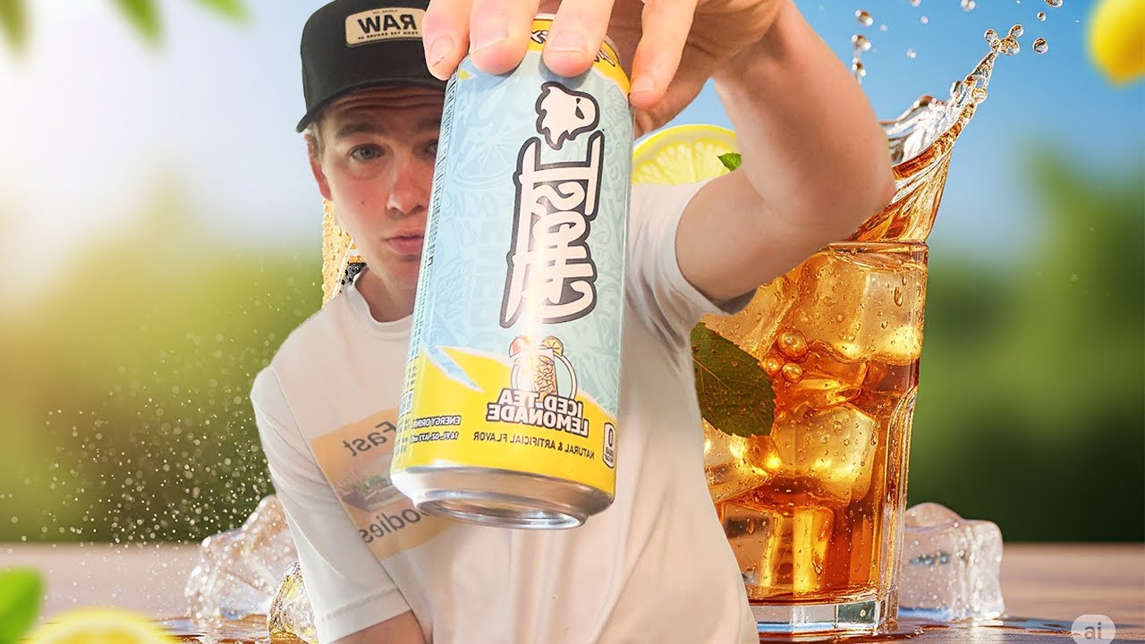 Ghost Iced Tea Lemonade Energy Drink Review! 🍹💥 Tea + Lemonade + Boost ...