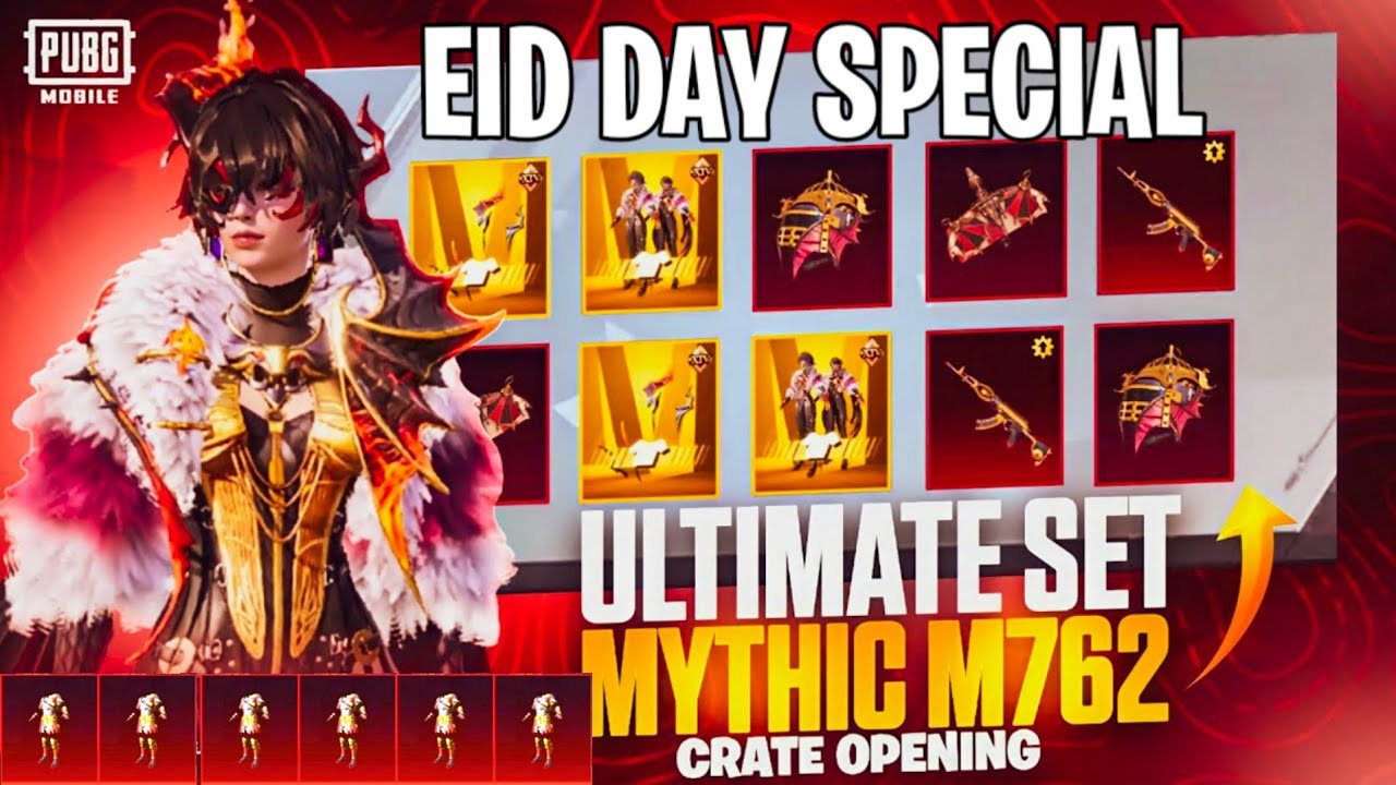 EID DAY|GODDES ARRIVAL|Crate opening|DEMIGOD GLADIATOR |10 UC LUCK ...