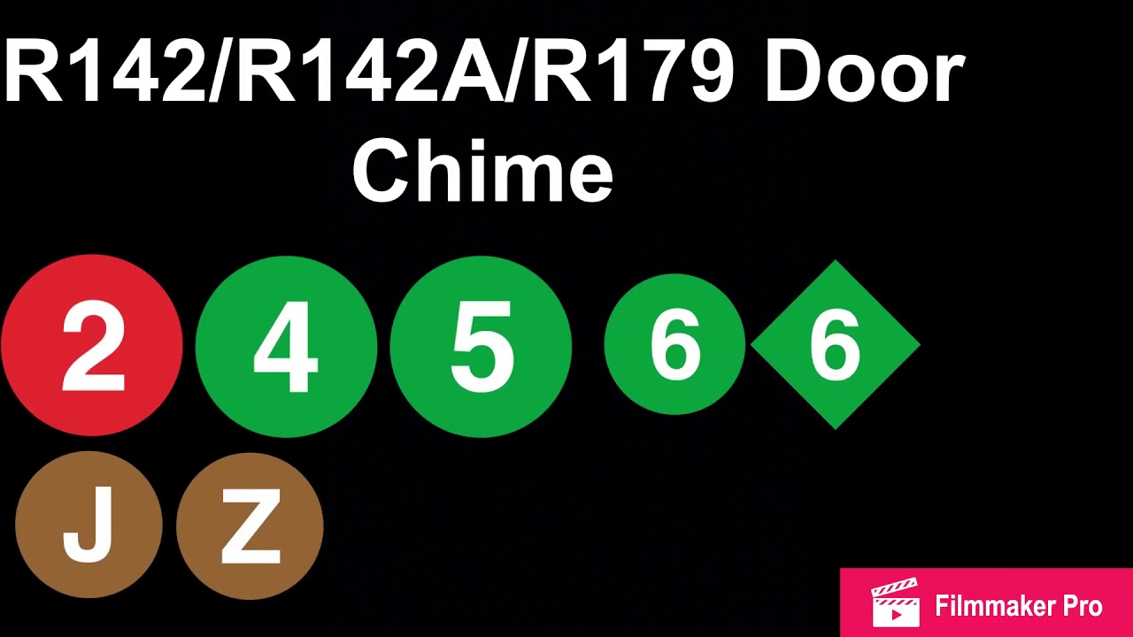 Clear R142, R142A, & R179 Door Chime.(HD) - YouTube