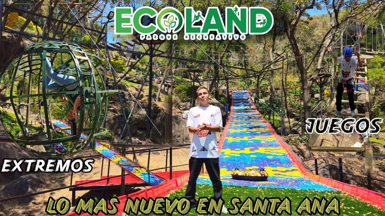 ECOLAND, NUEVO PARQUE EXTREMO, LA PAMPA LAGO DE COATEPEQUE SANTA ANA EL SALVADOR - YouTube