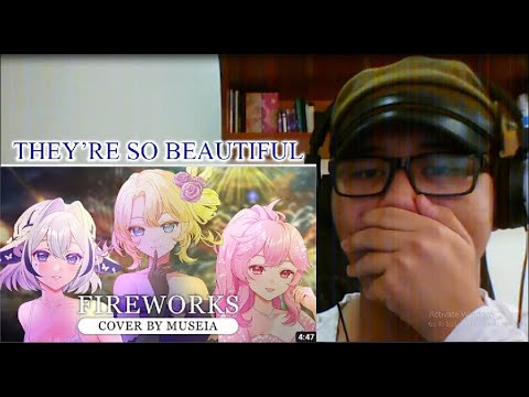 UCHIAGE HANABI/EIEN Project Museia Cover Reaction - YouTube