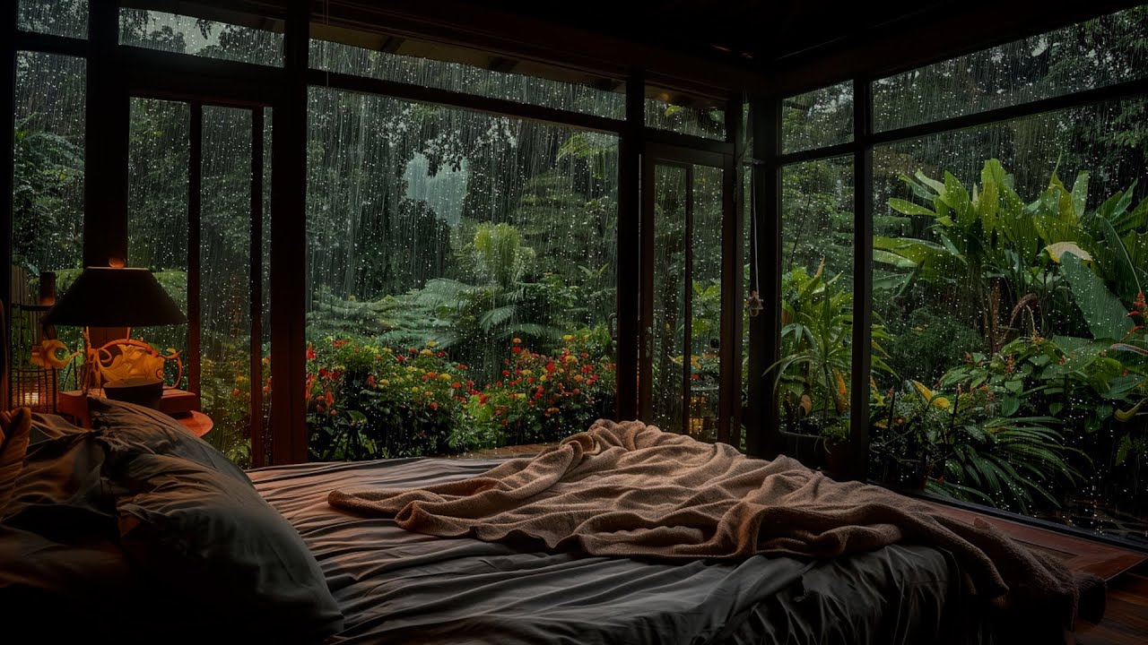 SOOTHING RAIN in the Forest 🌧️ | Drift to Restful Sleep and Banish ...