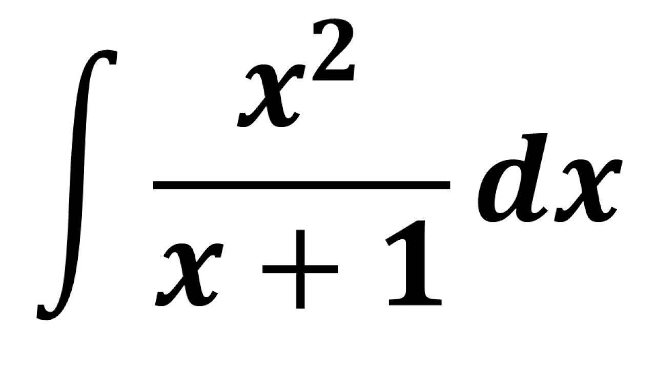 Integral Of X 2 x 1 YouTube integral-of-x-2-x-1-youtube