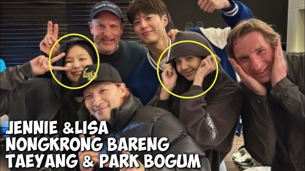 JENNIE & LISA NONGKRONG BARENG TAEYANG & PARK BO GUM - YouTube