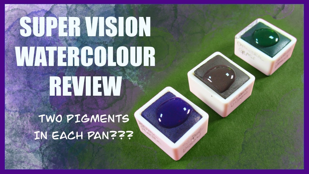 SUPER VISION WATERCOLORS? so what's the deal with them? - YouTube