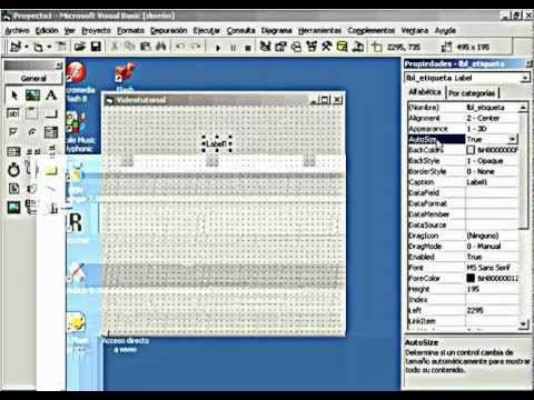 Curso Visual Basic 6 - VT03: Los Formularios, Controles y sus ...