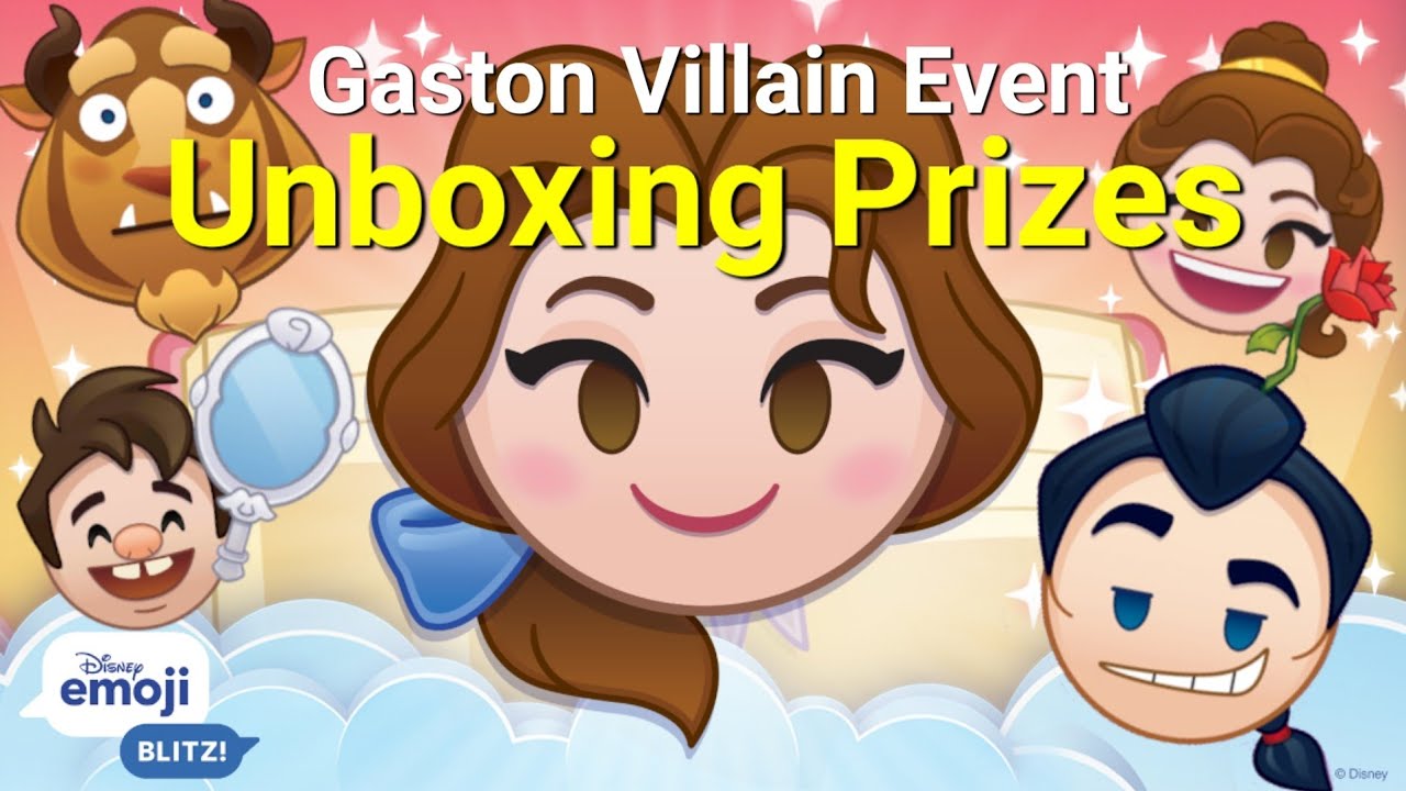 Gaston Villain Event Prizes (12/2021) - Disney Emoji Blitz - YouTube