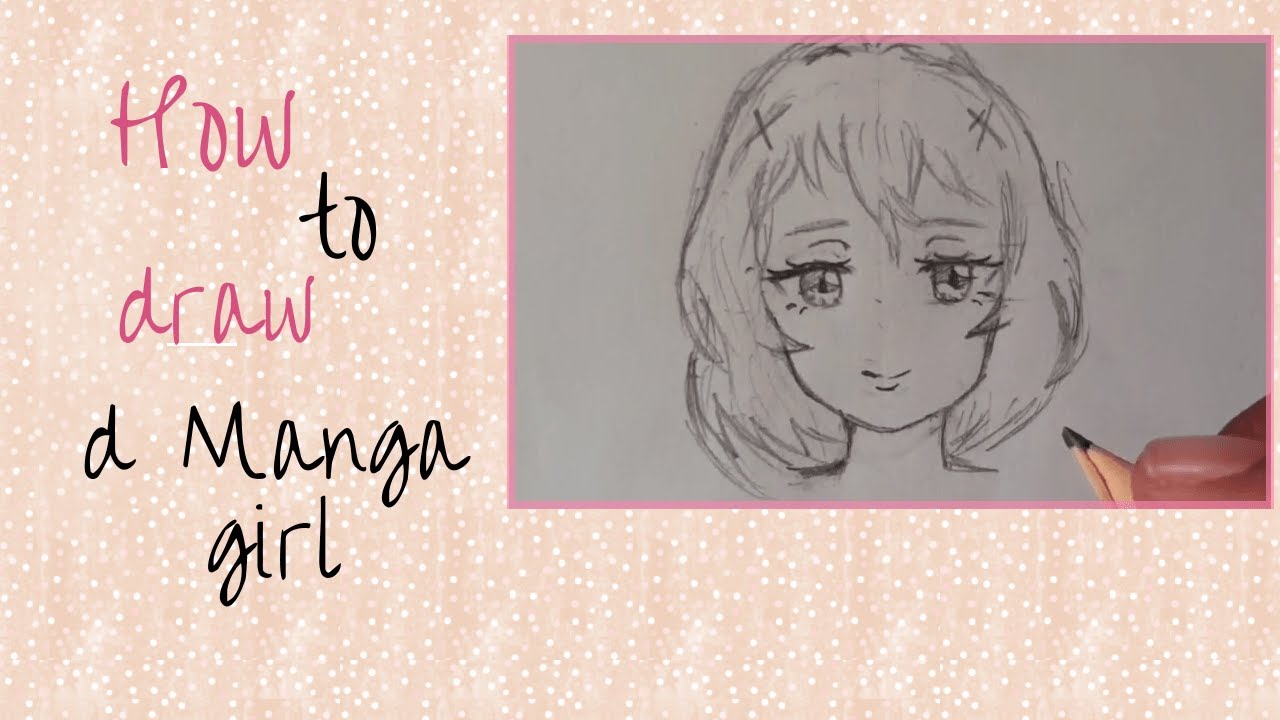 How to draw a kawaii Manga girl - cute and easy - YouTube