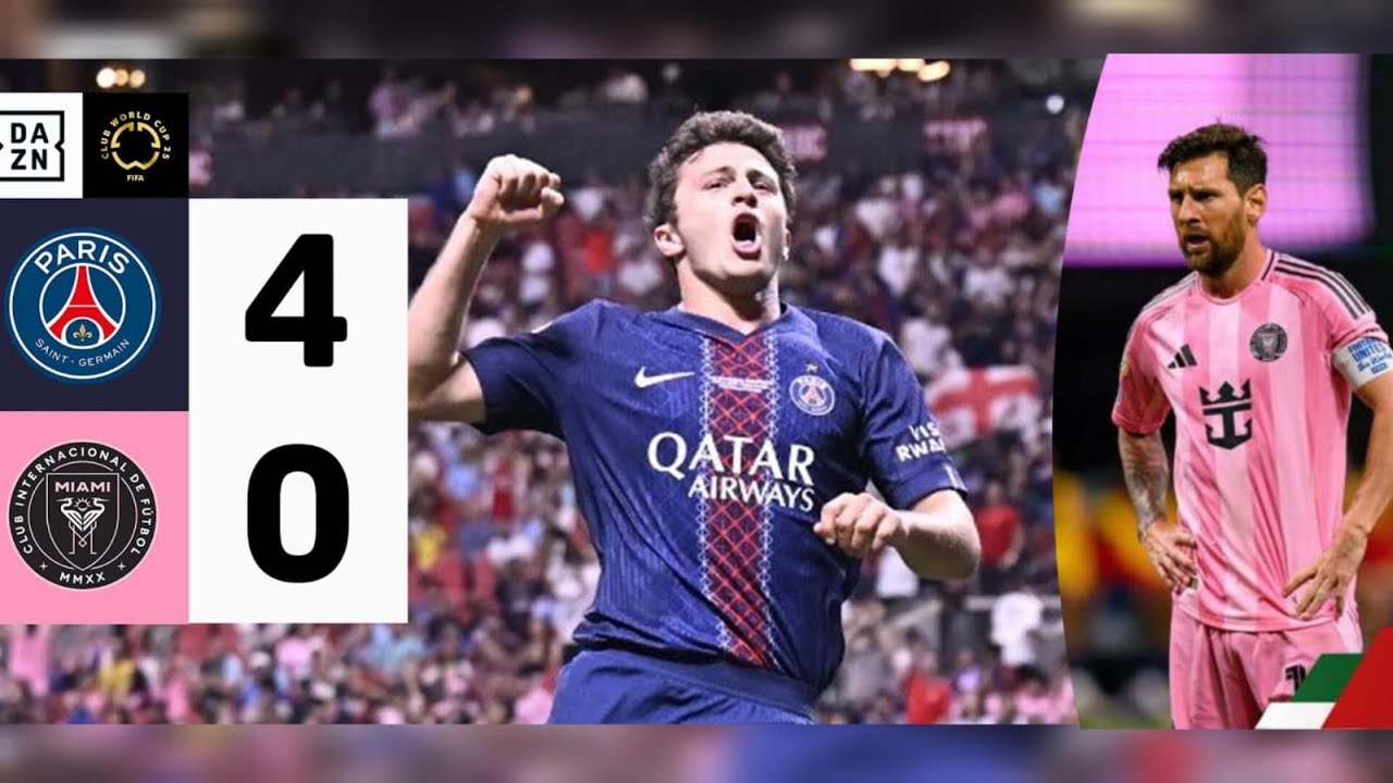 Germain vs Inter Miami 4-0 | Resumen y Highlights | Mundial de Clubes ...