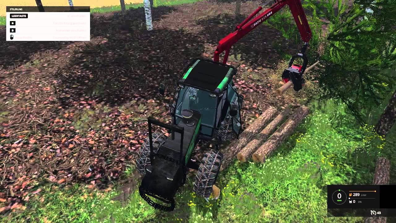 FS 15 Valtra Valmet 6600 Forest - YouTube