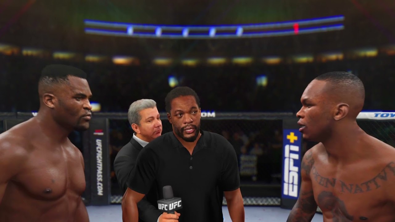 Israel Adesanya vs Francis Ngannou | Full Fight | UFC 4 - YouTube