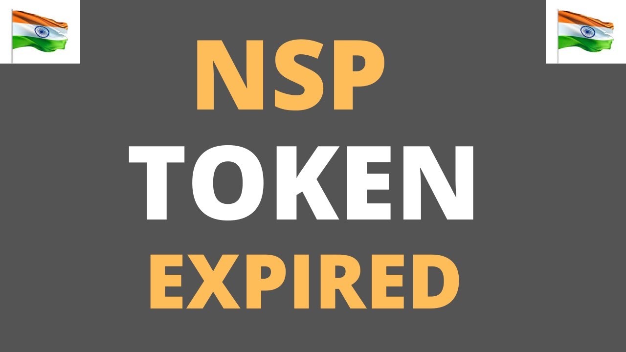 Nsp Token Number Or Application Expired National Scholarship Payment