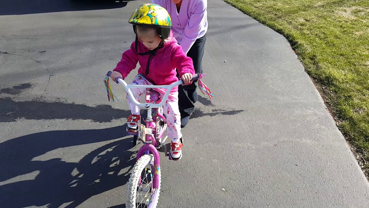 Riding bikes for the first time 2018 - YouTube