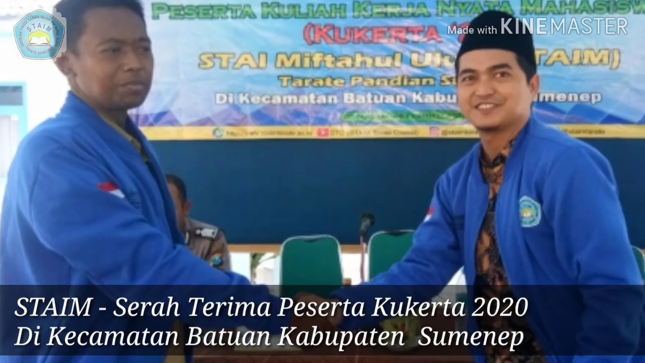 STAIM Tarate Sumenep - Serah Terima Kukerta (KKN) 2020 - YouTube