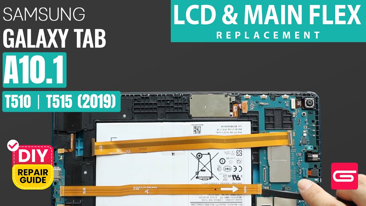 Samsung Galaxy Tab A 10.1" LCD & Main Flex Replacement | T510 T515 2019 ...