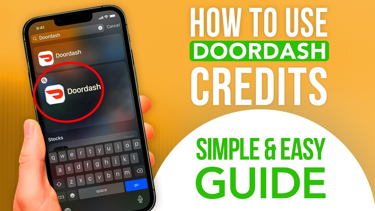 How To Use Your Doordash Credits (SIMPLE & Easy Guide!) - YouTube