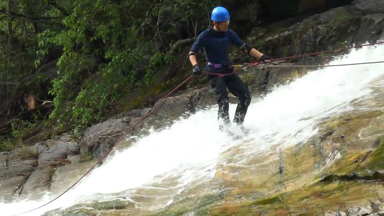 Waterfall Abseiling @ Mt Ophir - YouTube