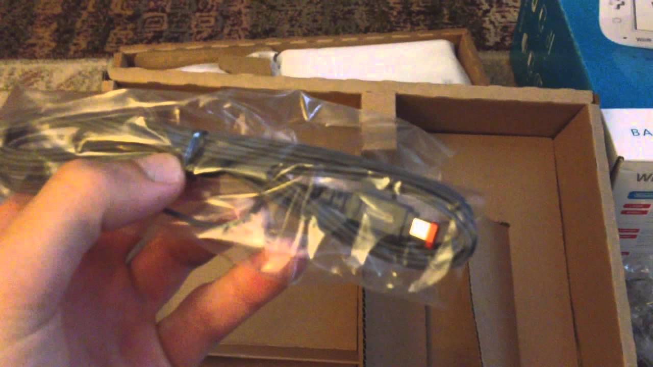 Nintendo Wii U Unboxing (Basic Edition) With TWD98 - YouTube