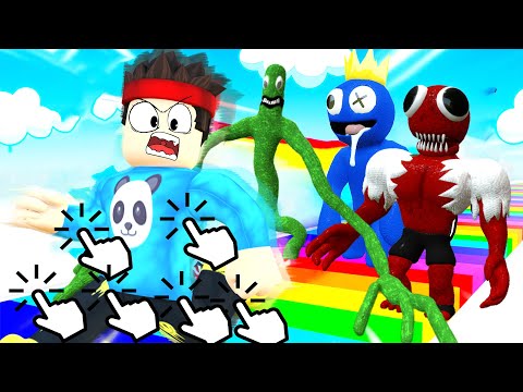 RACE CLİCKER AMA RAINBOW FRIENDS  BERO VS NİKO 🏆Roblox Rainbow Friends Race