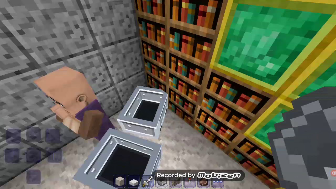 Gaming minecraft green and purple villager mansion Part 17 - YouTube