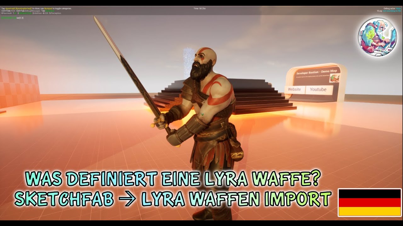 Lyra Waffen - Import, Definition, Oberkörperanimation, Einbindung in ...