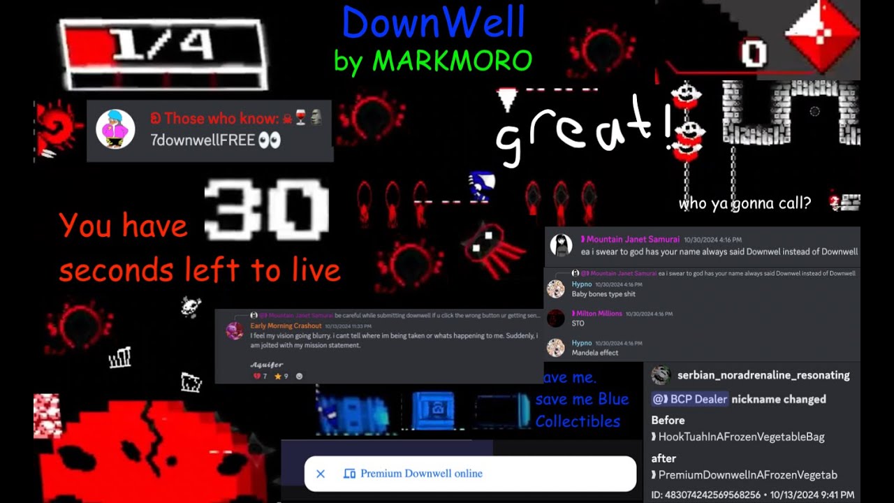 (New Plardest) DownWell by MARKMORO [Sightreadable Pemon] - YouTube