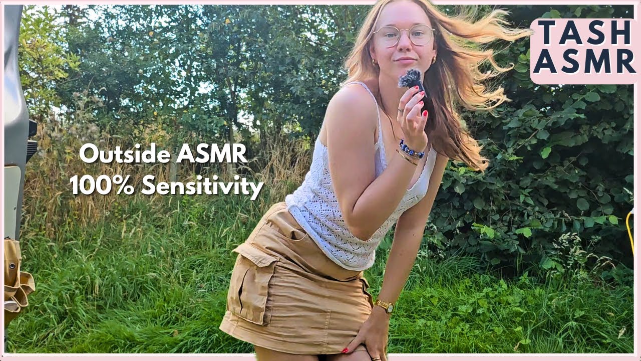 ASMR Outside at 100% Sensitivity - YouTube