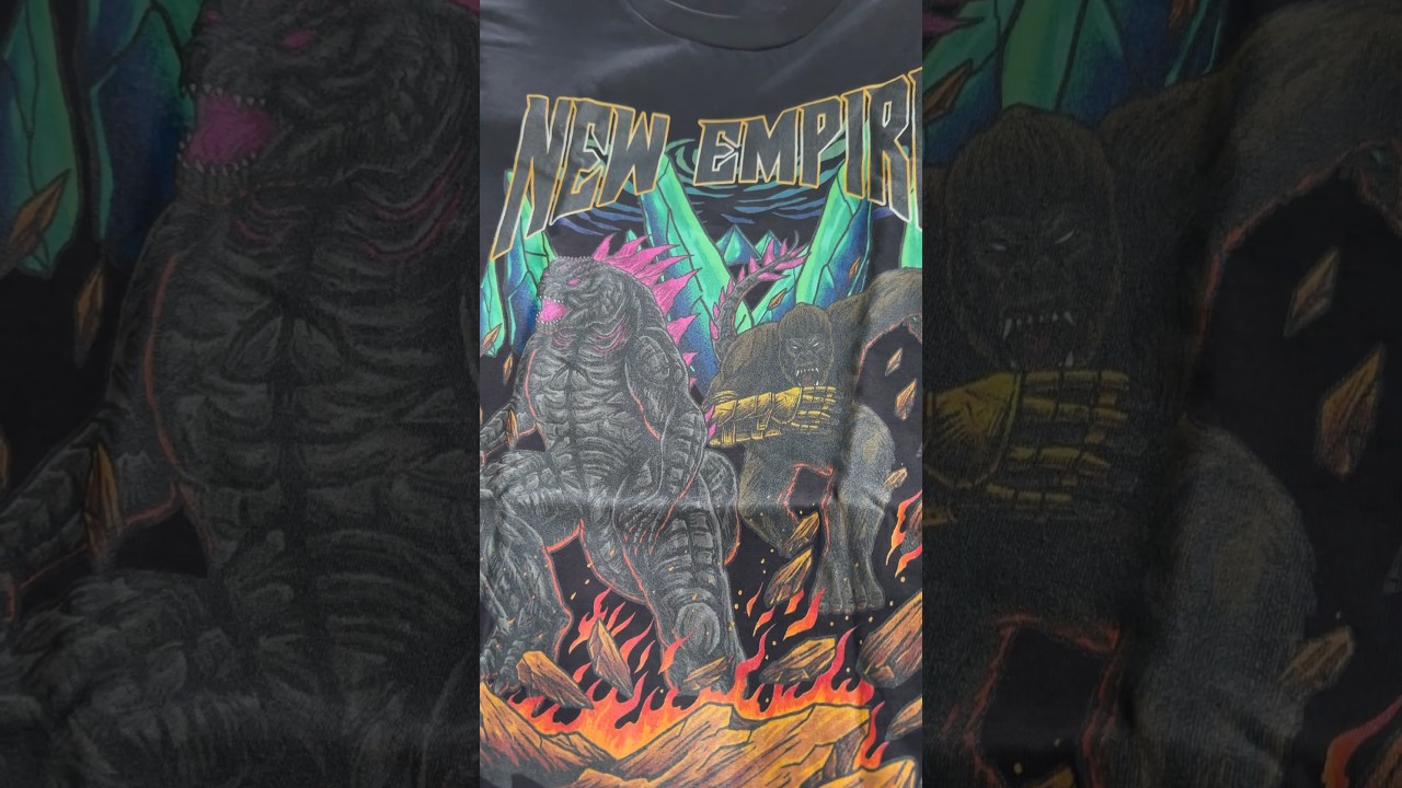 Goji Center T Shirts Unboxing #godzillaxkongthenewempire #godzillaxkong ...