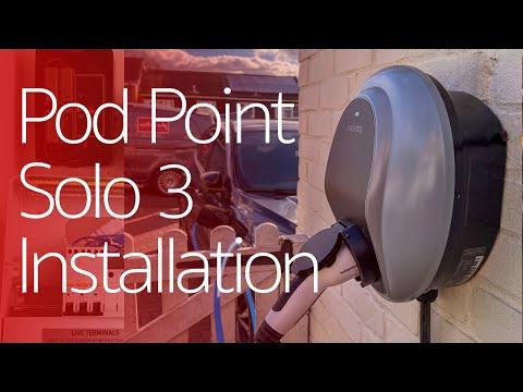EV charging pod point | unboxing & installation #evchargers - YouTube