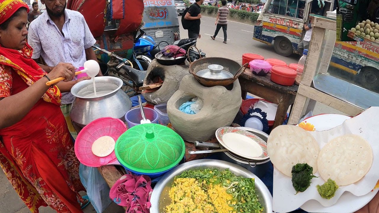 This Uncle & Auntie Sells Village Style Chitoi Pitha & Onion Pakoda ...