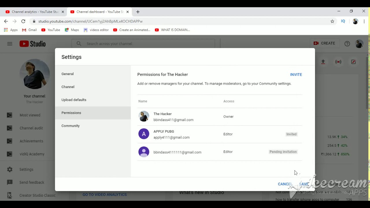 how to invite youtube friend on youtube - PERMISSION INVITE - YouTube