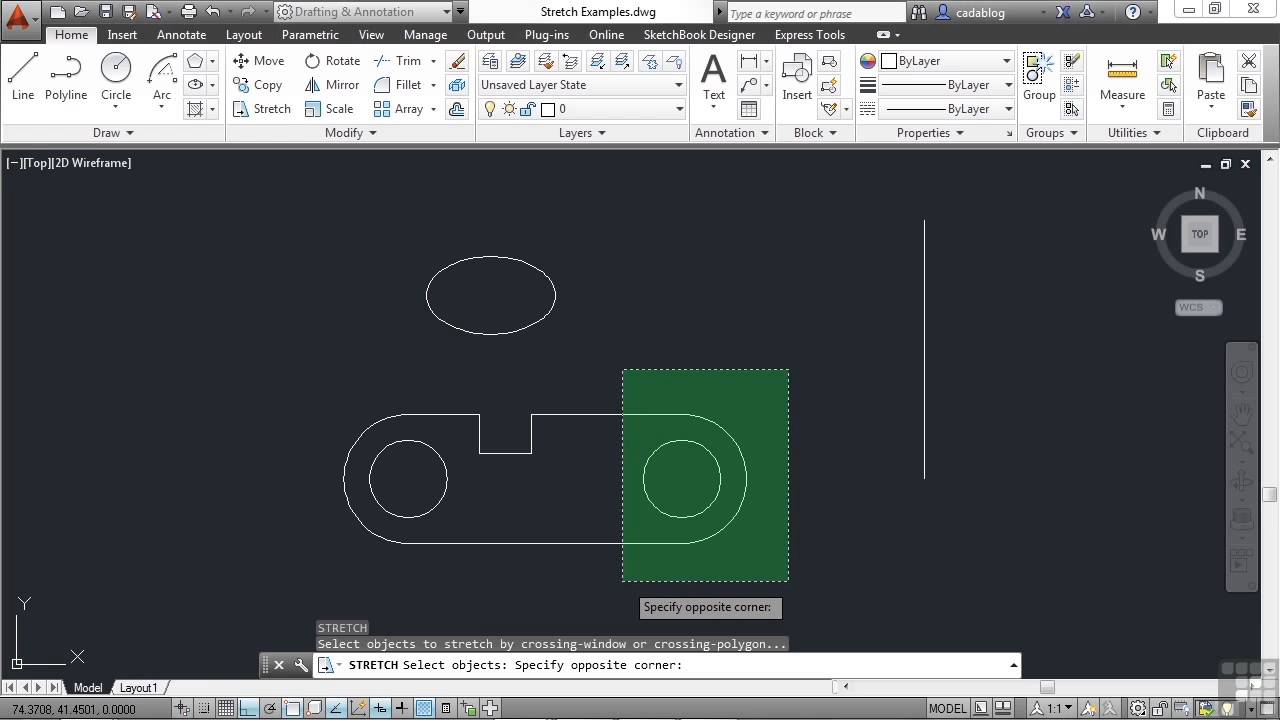 AutoCAD Training 0607 Offset - YouTube